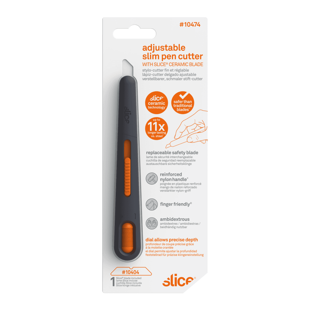 Lápiz-cutter delgado ajustable con cuchilla de seguridad | Slice