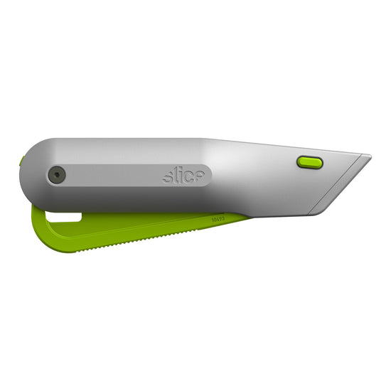 Auto-Retractable Metal-Handle Squeeze Knife | Slice